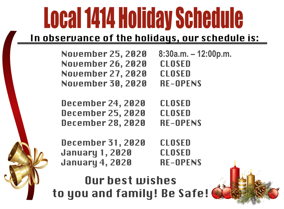 Union Meetings – Local Union 1414